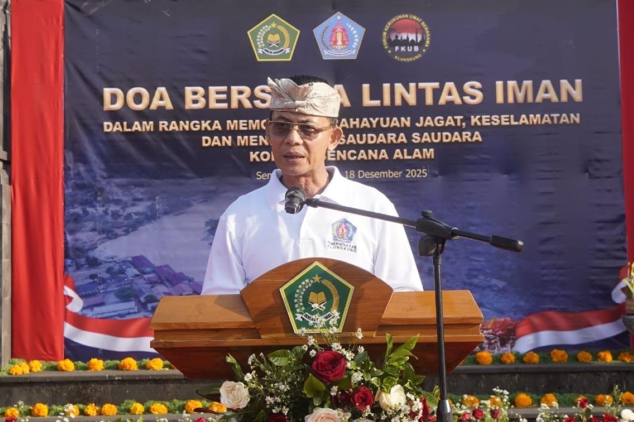Bupati Satria Pimpin Doa Bersama Lintas Iman | Informasi Seputar Bali